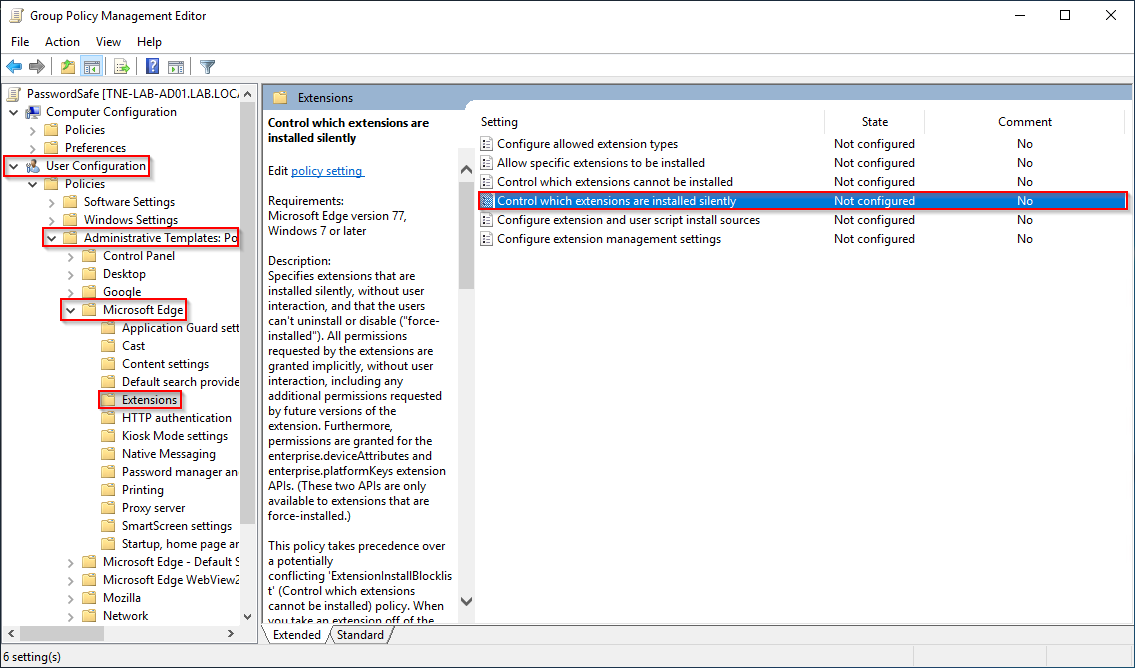 Deploy Browser Extension via GPO – Netwrix Password Secure